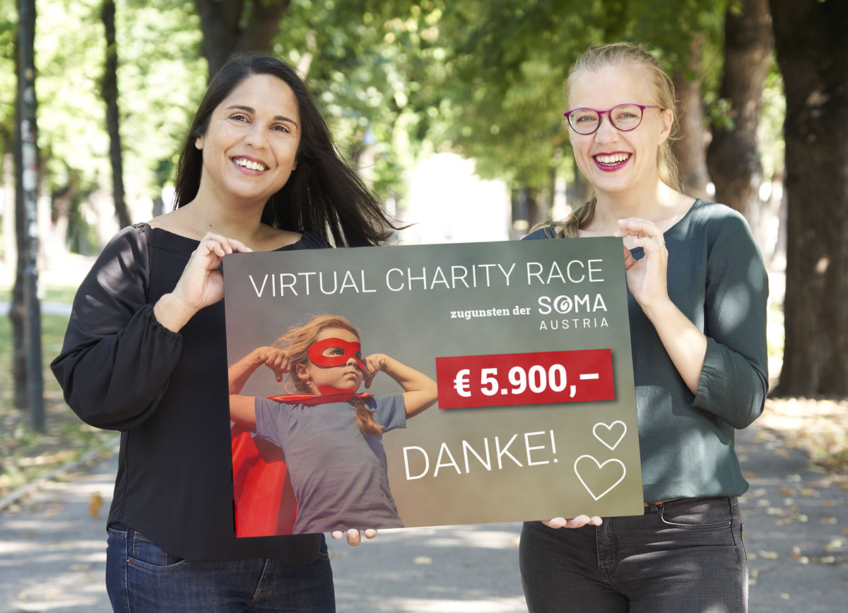 VIRTUAL CHARITY RACE - Starthilfe für ganz besondere Superhelden